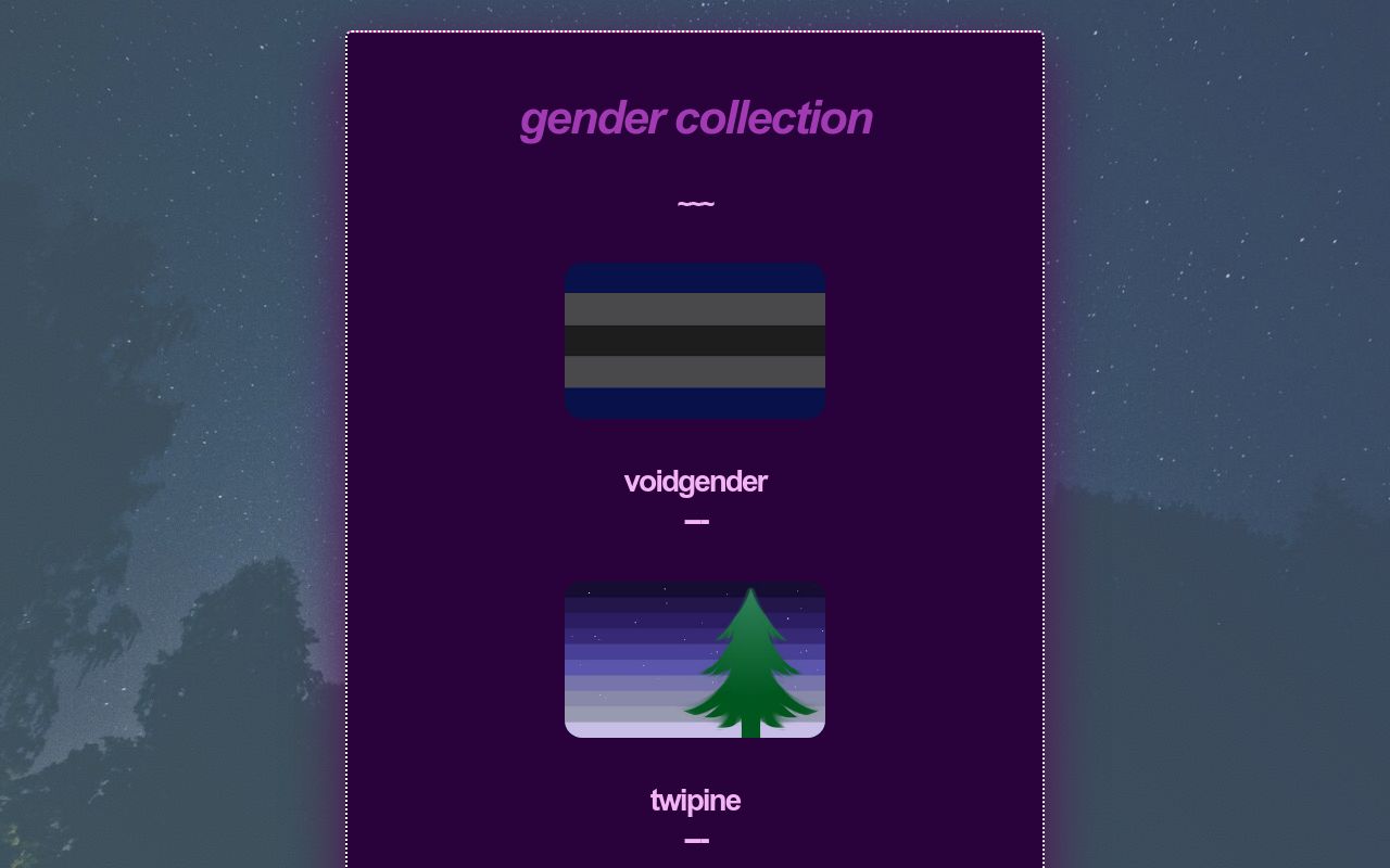 gender collection